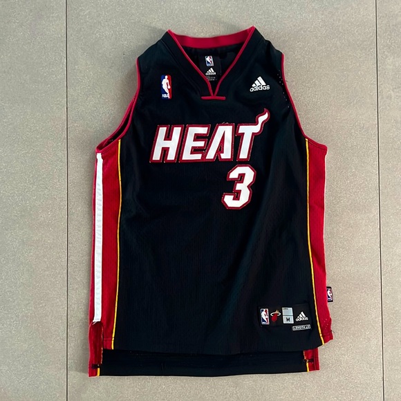 NBA | Shirts | Adidas Nba Jersey Heat Wade Number 3 | Poshmark